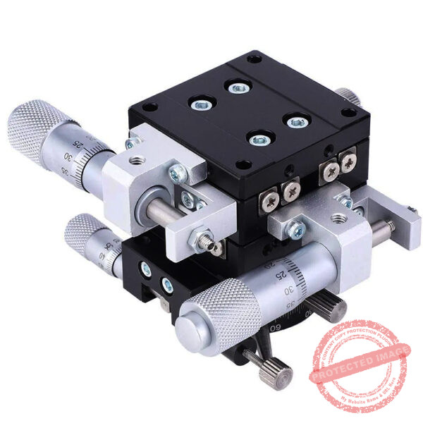INSIZE 6588-60 Precision Rotary XYR-Axis Stage (Screw micrometer grad ...