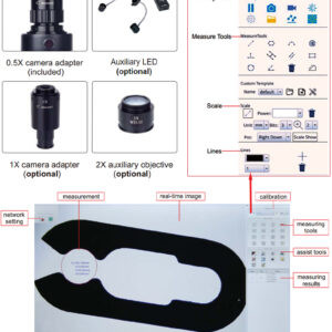 INSIZE ISM-DL302 Digital Microscope Measurement (2Mp, Res; 1920 × 1080 ...