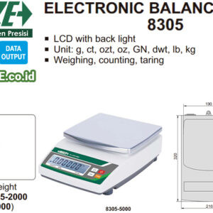 INSIZE 8305 Electromagnetic Balance Scale (RS232 Output, Resolution; 0 ...