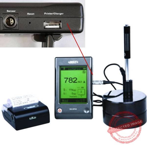 INSIZE ISH-SPHA Leeb Hardness Tester Rechargeable (Bluetooth, USB, ASTM ...