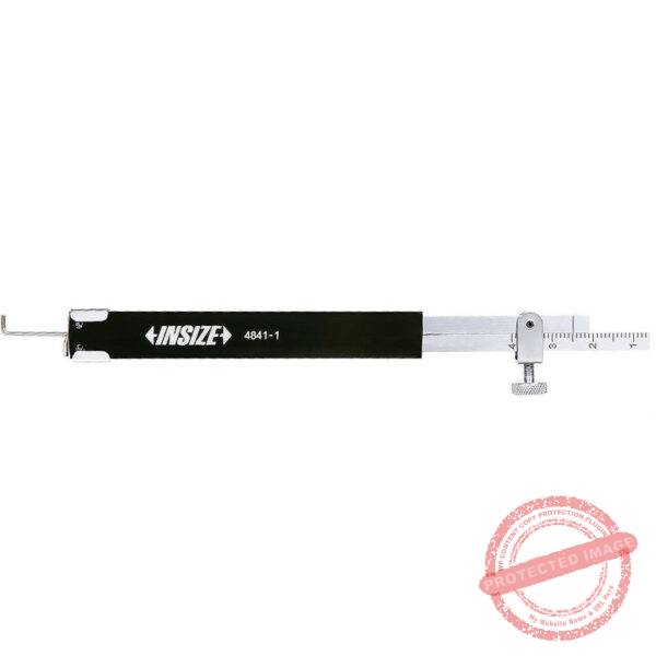 INSIZE 4841 Pipe Seam Weld Gauge (Stainless Steel Ruler) Range; ⌀0.7mm ...