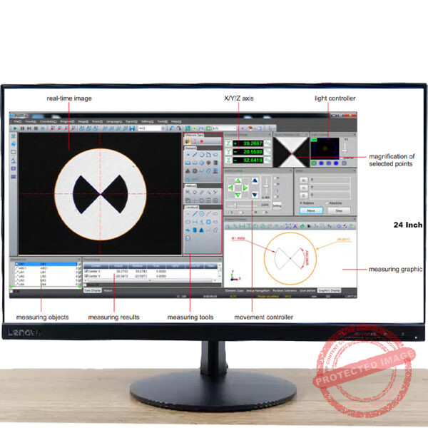 INSIZE ISD-U322 Vision Measure System Composite 3D (CNC, Zoom; 36X~210X ...